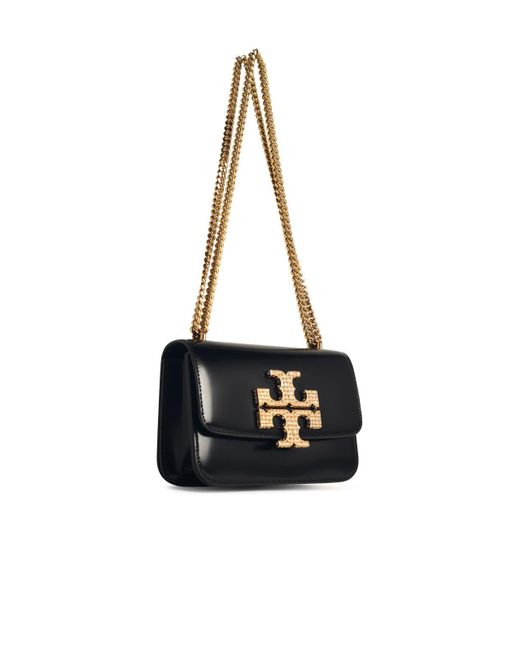 Tory Burch 'Eleanor' Lear Crossbody Bag in Black | Lyst