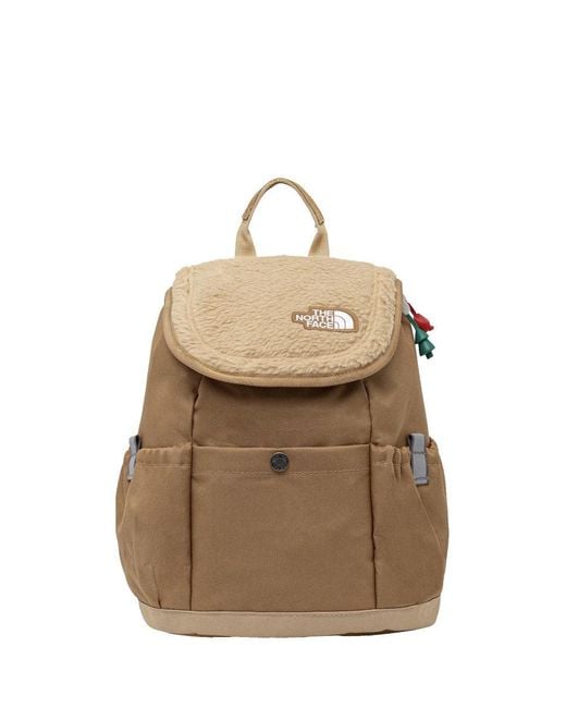 The North Face Backpack With "Explorer" Logo in Natural | Lyst