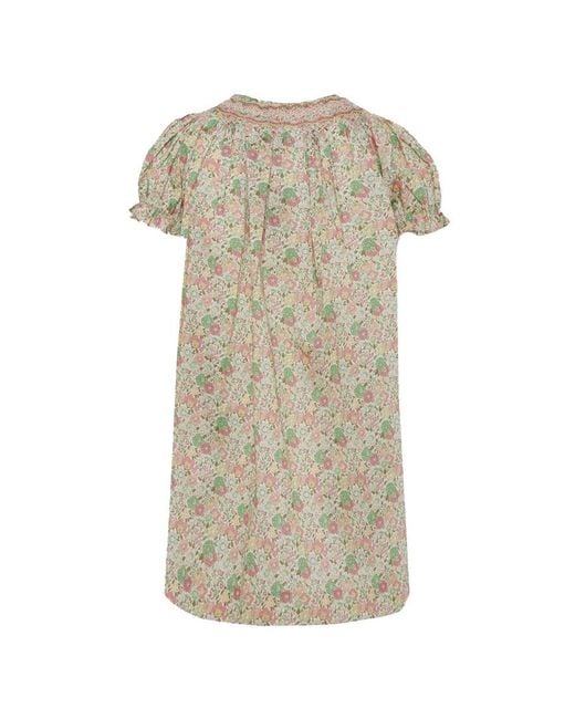 Bonpoint "Smockee Jarah" Dress in Natural | Lyst UK