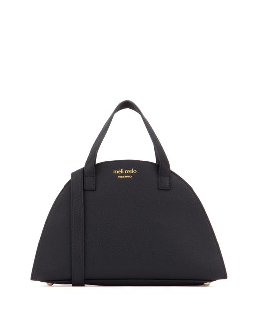 Meli Melo Black Leather Mini Giada Ha In Blue Lyst