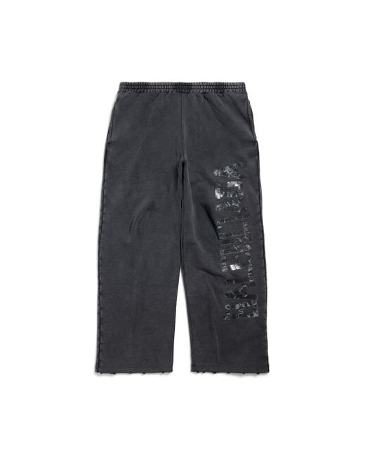 Balenciaga Transparent Tape Baggy Pants in Grey for Men | Lyst UK