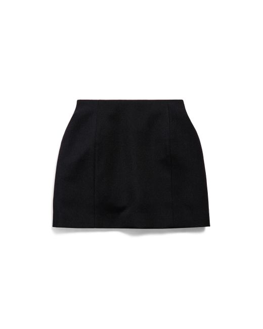 Balenciaga Hourglass Mini Skirt in Black | Lyst