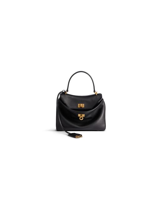 Balenciaga Rodeo Handbag Mini in Black | Lyst