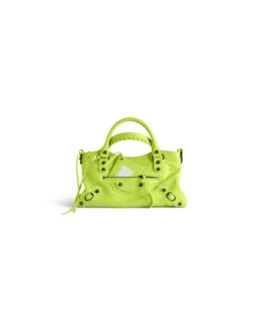 Balenciaga Le City First Bag in Green | Lyst