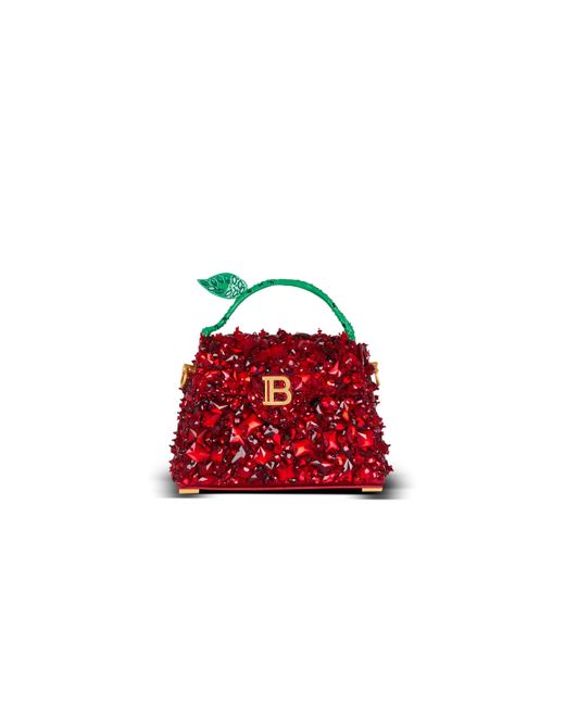 Balmain Small B-Buzz Dynasty Bag in Red | Lyst