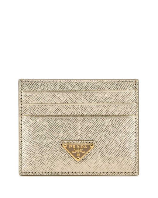 Prada Wallets in Natural | Lyst UK