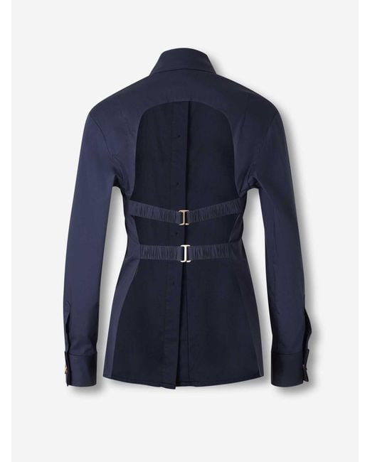 Cult Gaia Atlas Shirt in Blue | Lyst UK