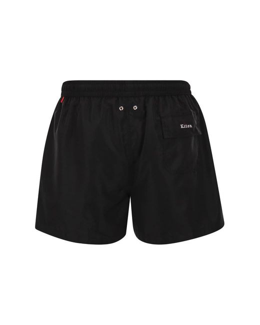 Kiton Short Swim Boxers in Black for Men | Lyst UK