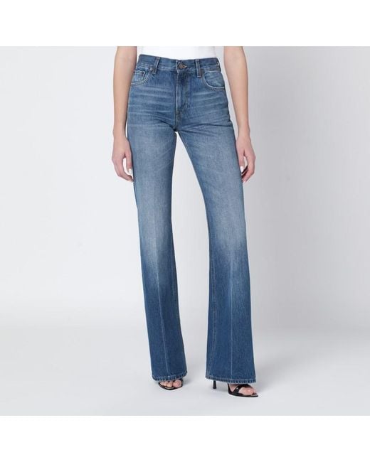 Haikure Flora Flared Jeans in Blue | Lyst UK