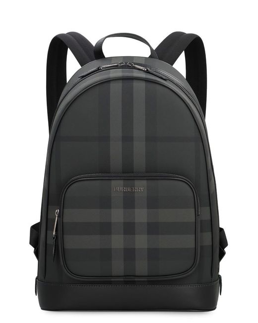 Burberry Technical Fabric Backpack Rocco in Black for Men | Lyst UK