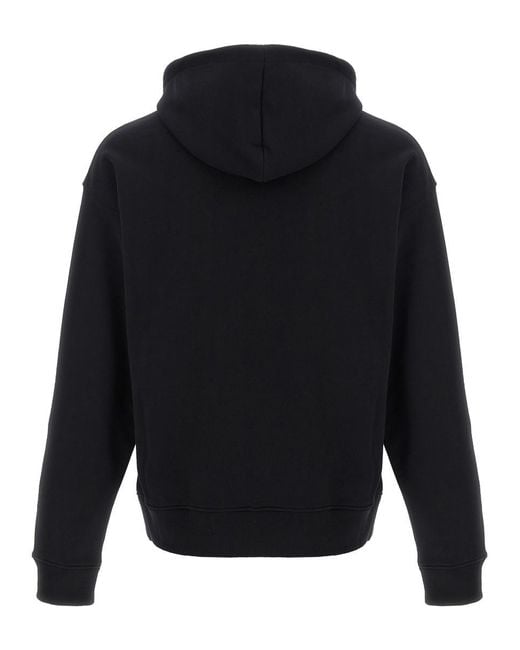 Moschino 'Teddy' Print Hoodie in Blue for Men | Lyst