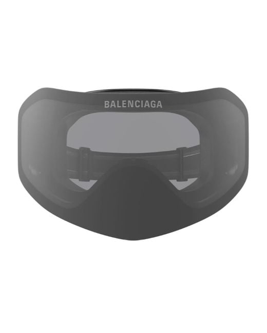 Balenciaga Bb0379S Ski Mask Sunglasses in Grey | Lyst UK