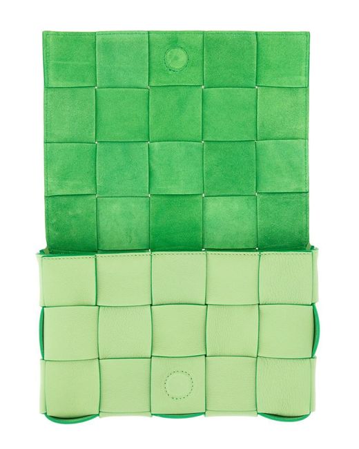 Bottega Veneta Cassette Bag With Double-sided Woven Maxi Pattern in ...