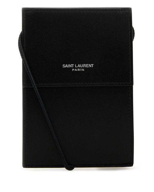 Saint Laurent Ysl Mbag Soho in Black for Men | Lyst UK