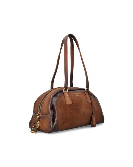 Prada Bags in Brown | Lyst UK