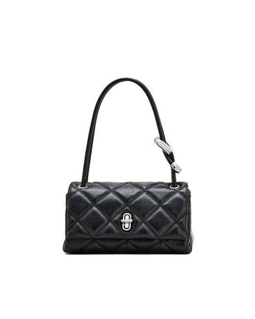 Marc Jacobs 'the Quilted Mini Dual' Shoulder Bag in Black | Lyst