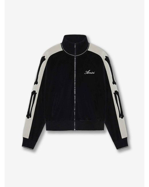 Amiri Bones Zip-Up Hoodie in Black for Men | Lyst UK