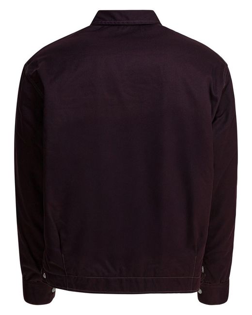 Needles "Pe/C Twill" Lightweight Jacket in Blue for Men | Lyst UK