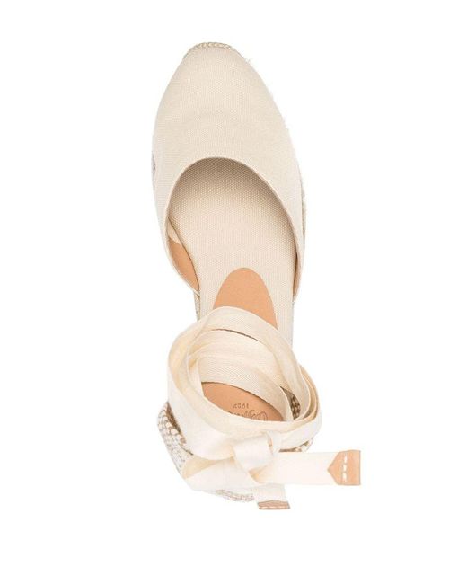 Castañer Carina Raffia Wedge Espadrilles in Natural | Lyst Castañer Carina Raffia Wedge Espadrilles in Natural | Lyst