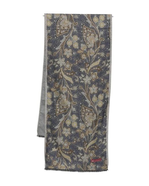 Kiton Scarf in Grey for Men | Lyst UK