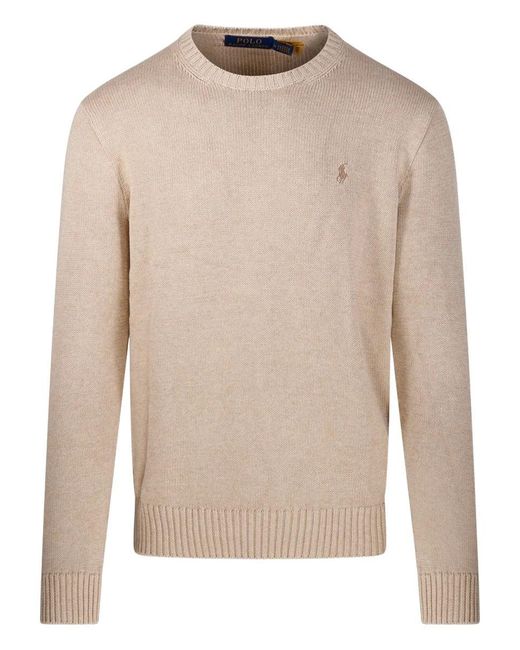 Polo Ralph Lauren Sweater Clothing in Natural for Men | Lyst UK
