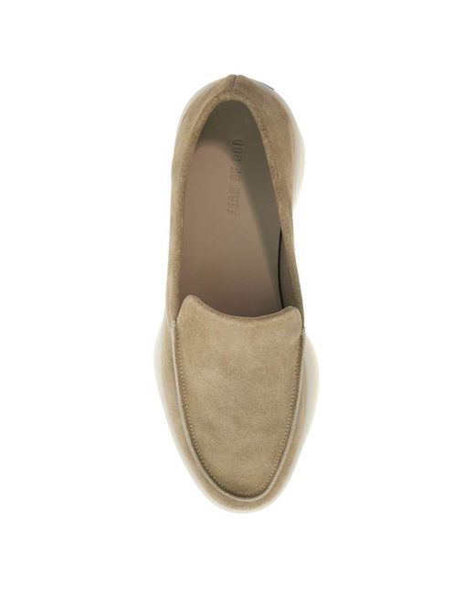 Fear Of God Suede Leather Moccas in Brown for Men | Lyst
