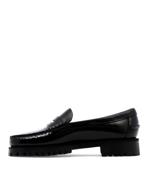 Sebago "Dan Lug" Loafers in Black | Lyst