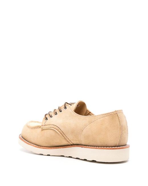 Red Wing 8079 Shop Moc Toe Oxford Laced Up in Natural for Men | Lyst