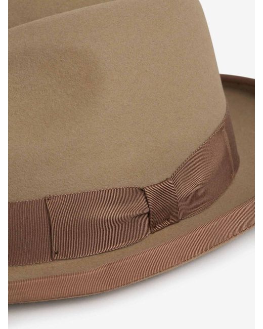 Lock & Hatters The Godfather Homburg Hat in Brown for Men | Lyst UK