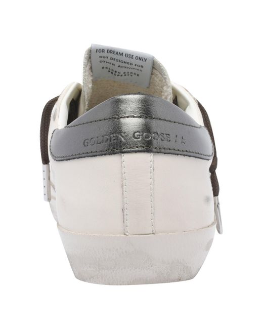 Golden Goose Superstar Sneakers in Grey for Men | Lyst UK