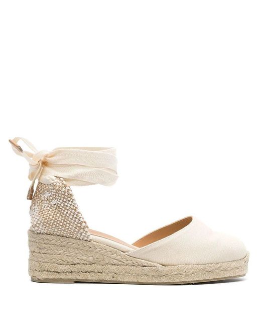 Castañer Carina Raffia Wedge Espadrilles in Natural | Lyst Castañer Carina Raffia Wedge Espadrilles in Natural | Lyst