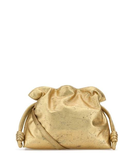 Loewe Clutch in Metallic | Lyst