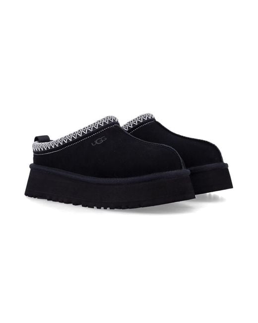 UGG Tazz Ii Suede Platform Mules in Black | Lyst UK