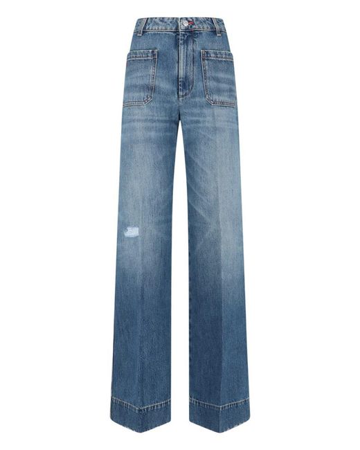 Victoria Beckham Jeans in Blue | Lyst UK