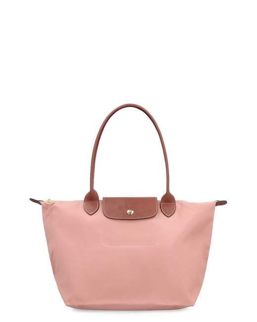 Longchamp Le Pliage Small Tote Bag in Pink | Lyst UK