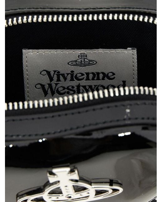 Vivienne Westwood 'mini Heart' Crossbody Bag in Black | Lyst