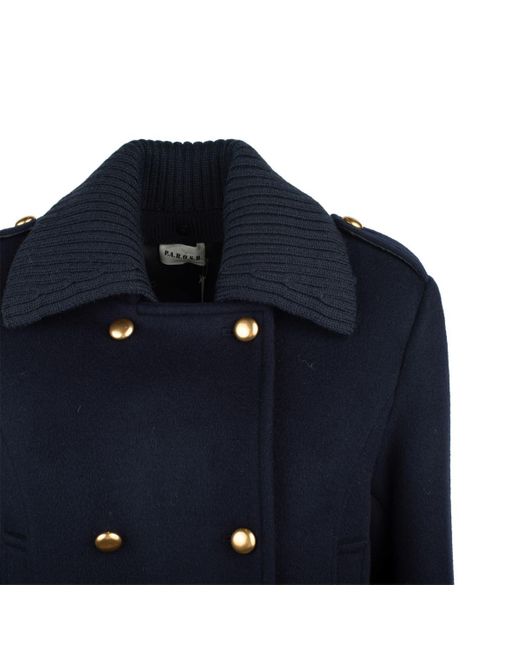 P.A.R.O.S.H. Jacket With Buttons in Blue | Lyst UK