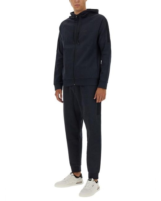 BOSS Logo Jumpsuit Set in Blue for Men | Lyst