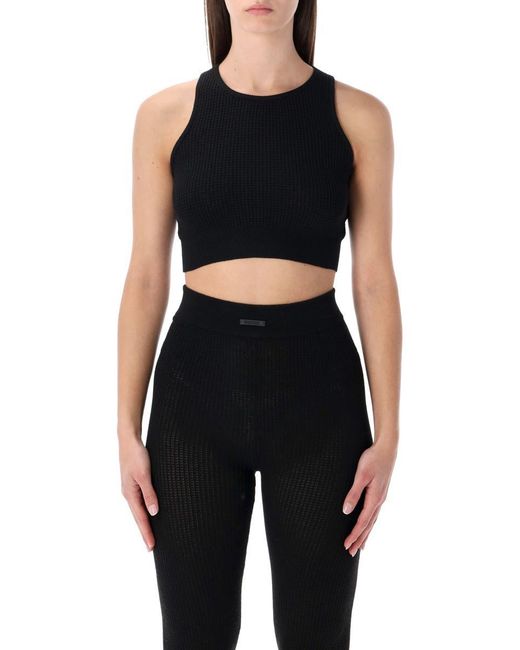 Fear Of God Waffle Sport Tank Black | Lyst UK