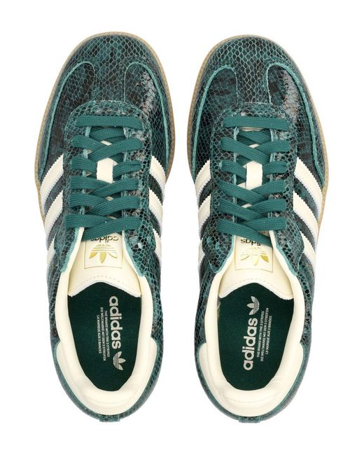 adidas Originals Samba Og Snakeskin Leather Sneakers in Blue | Lyst UK