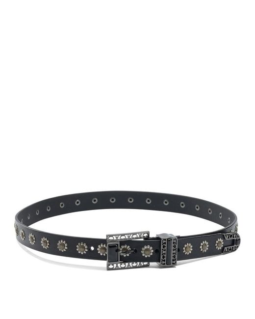 Golden Goose Belt With Embroidery in Black | Lyst UK