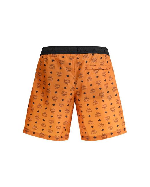 MCM Swimwear in Orange for Men | Lyst