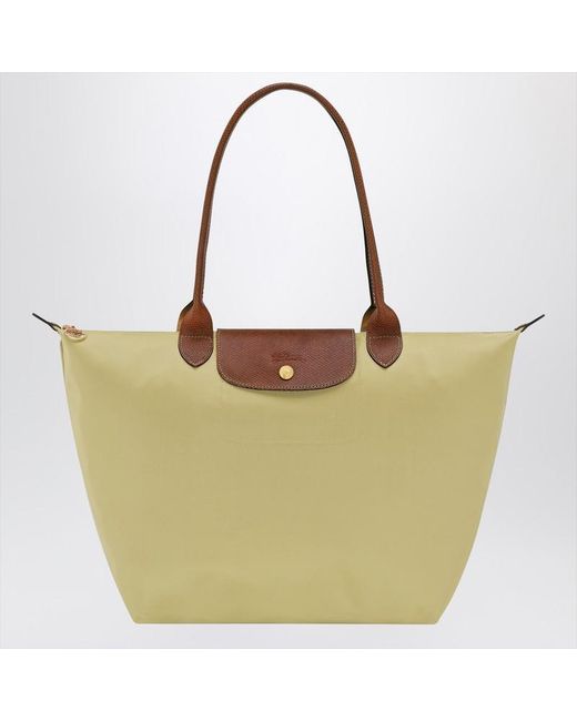 Longchamp Pistachio Coloured Le Pliage Original L Bag in Green | Lyst ...