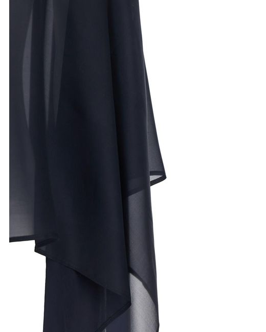 Federica Bonifaci Midnight Cape With Long Wide Sleeves And Finishes On ...