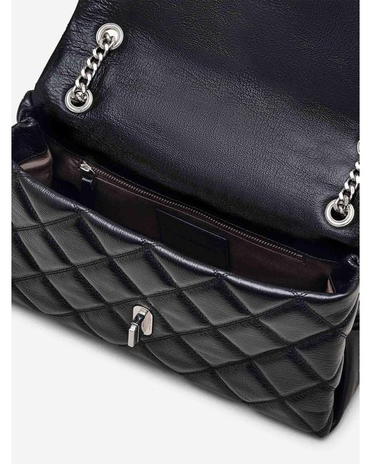 Marc Jacobs The Quilted Dual Convertible Bag in Black | Lyst