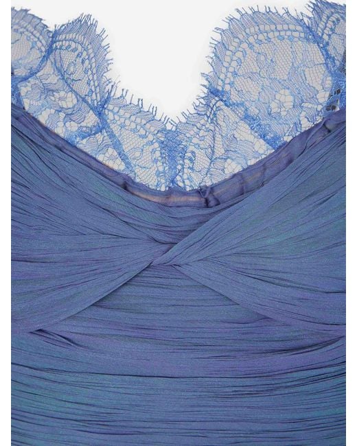 Maria Lucia Hohan Gracie Maxi Dress in Blue | Lyst