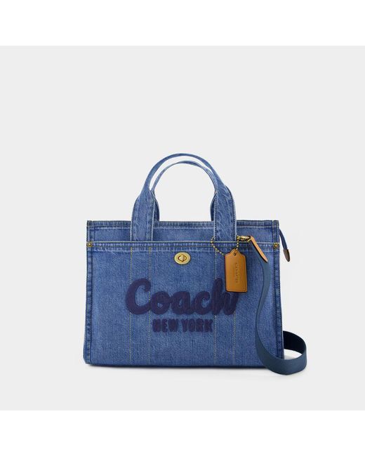 COACH Cargo Tote Shopper Bag in Blue | Lyst