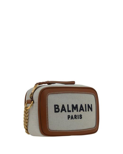 Balmain B-Army Crossbody Bag in Gray | Lyst