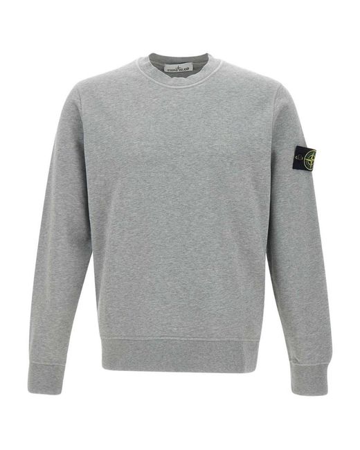 Stone Island Sweaters in Grey for Men | Lyst UK
