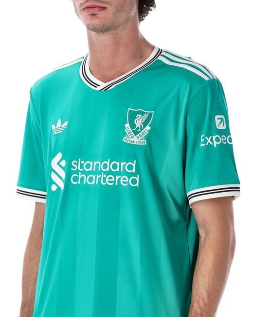 adidas Originals Liverpool Fc 25/26 Third Jersey in Green for Men | Lyst UK